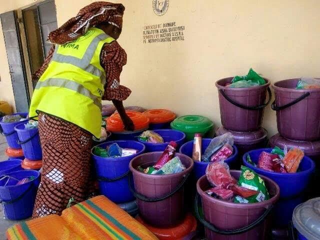 Photos: NEMA distributes non food items to new IDPs from liberated ...