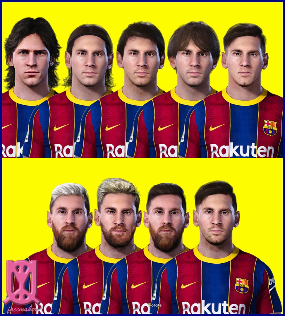 PES 2021 Facepack Lionel Messi by Uqiya ~ PESNewupdate.com | Free ...