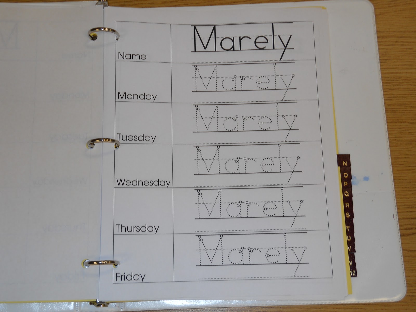 Editable daily sign sheets for preschoolers - barkera