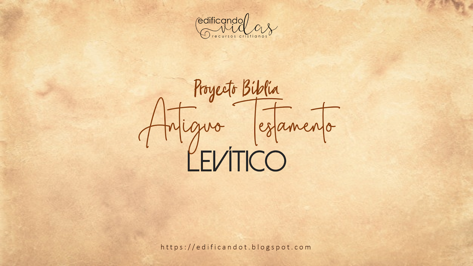 Panorama de Levítico | Edificando Vidas | Recursos Cristianos