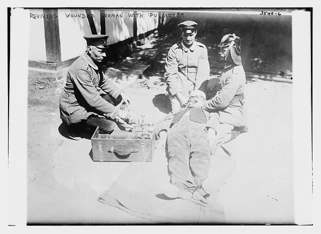 Asthma History: 1907: The first mechanical ventilator: The Pulmotor