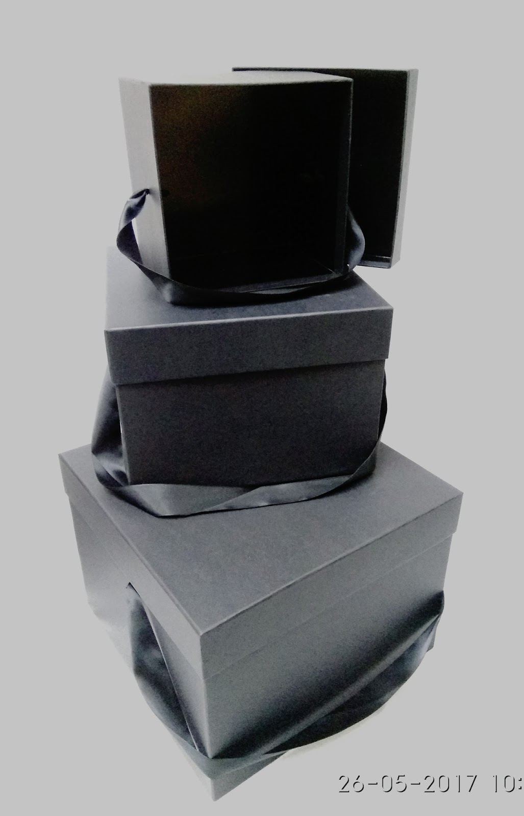 Singapore Gift Boxes: A Big square black box
