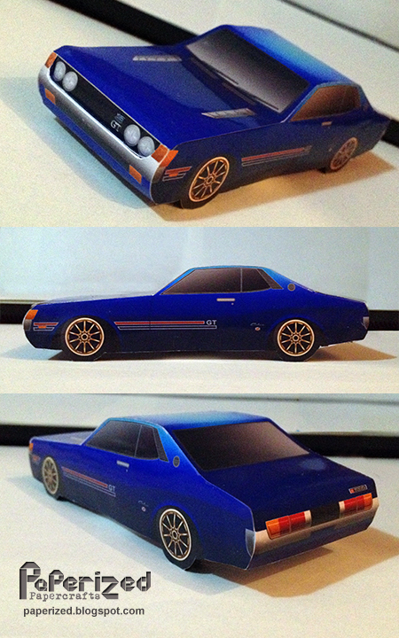 Toyota Celica 1600 GT (TA22) Paperized | Paperized Crafts