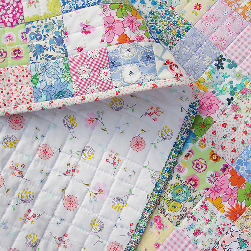 Red Pepper Quilts: Scrappy Liberty Patchwork Quilt