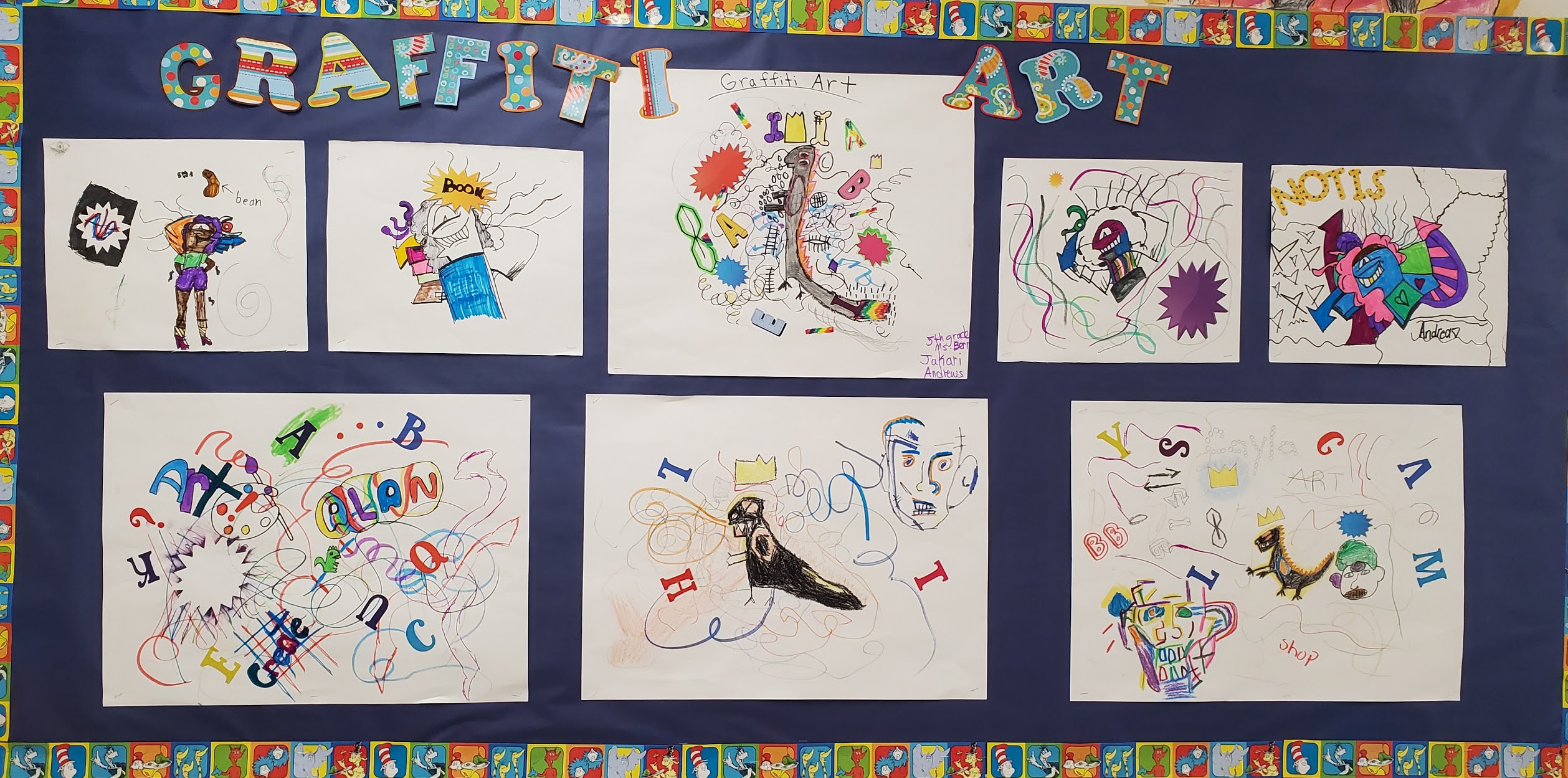 Art Classroom: Student Graffiti Art