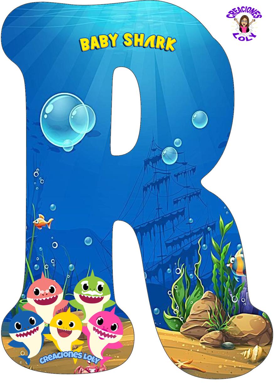Creaciones Loly: Abecedario Baby Shark