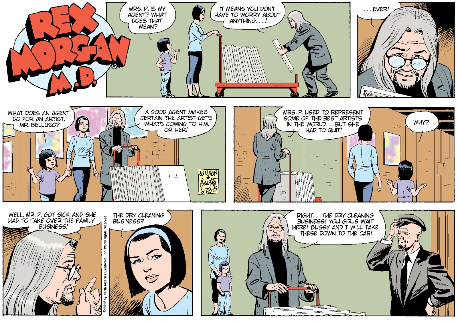 Scary Terry's World: REX MORGAN June 22 - July 26, 2015