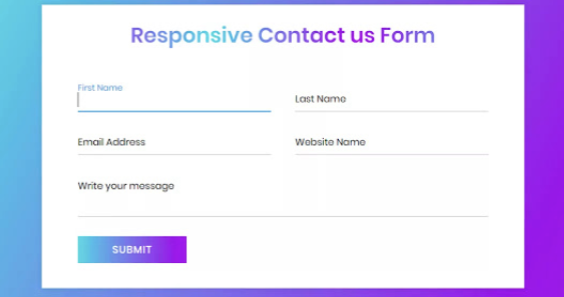 Add Responsive & stylish contact us widgets for blogger | techno-ahmad