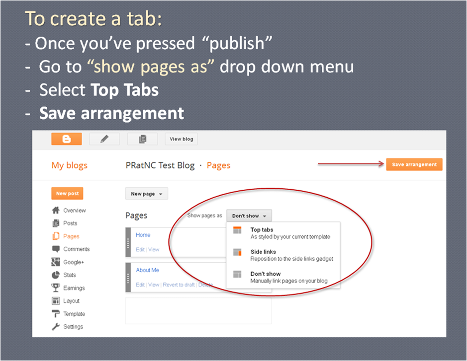 PRatNC The Basics Of Blogging How To Add Tabs pratnc-the-basics-of-blogging-how-to-add-tabs