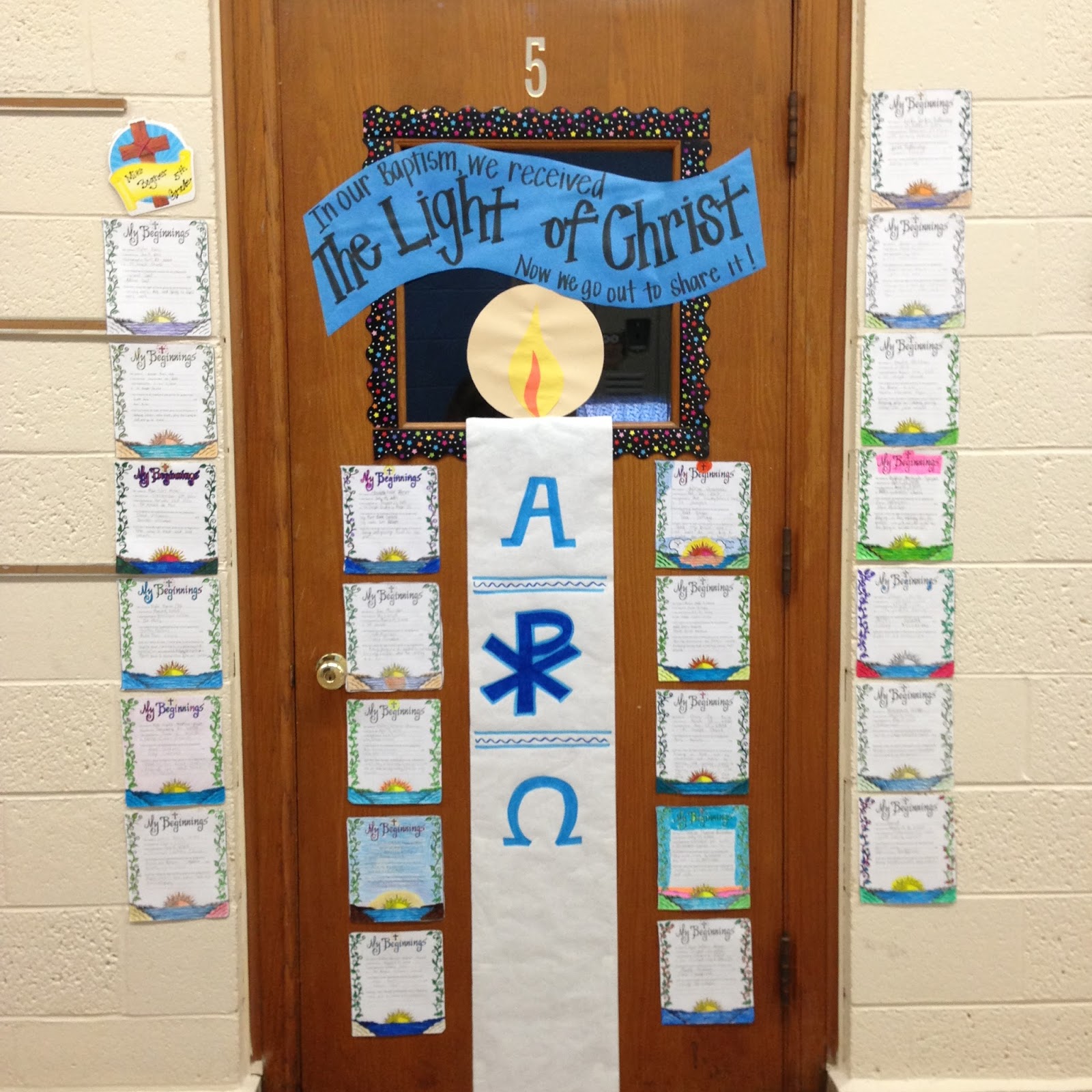 Look to Him and be Radiant: Doors to the Sacraments {Baptism}