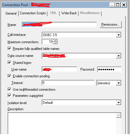 .: OBIEE Connection Pool
