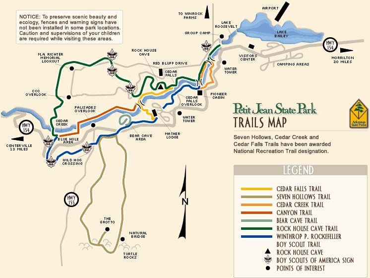 Petit Jean - State Park of the Week #1 | Trails of Arkansas (& now ...