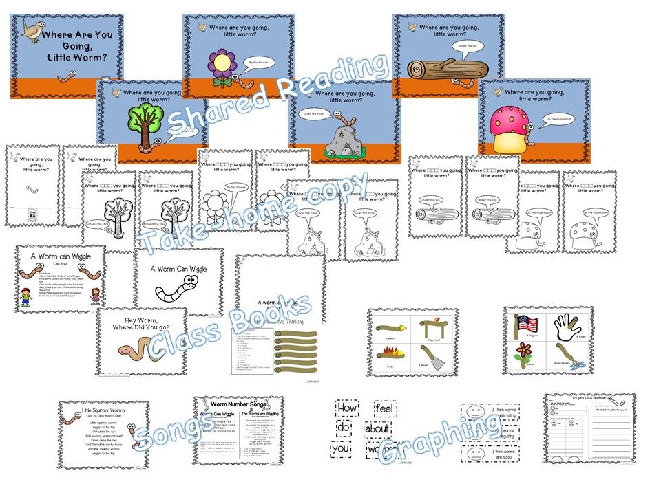 Kiddos Connect Blog: Wiggle Worms Unit and Close (and a freebie too!)