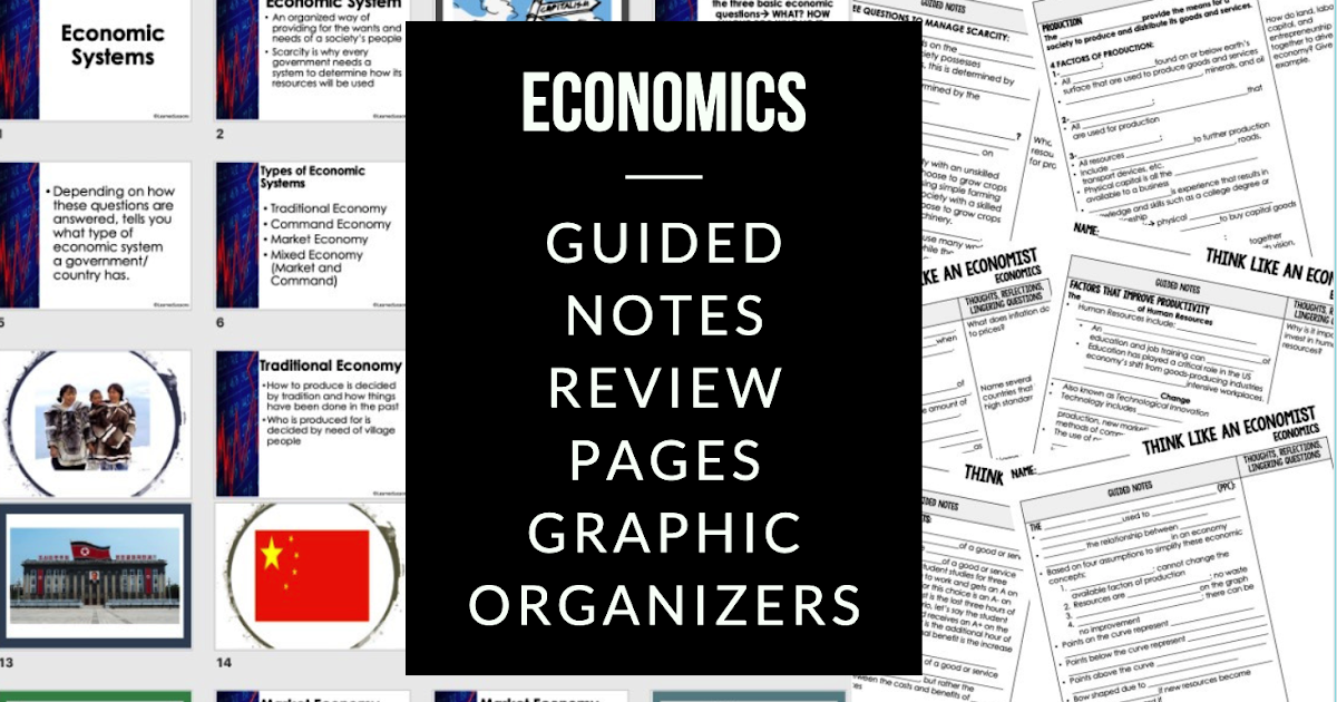 Economics Guided Notes, Economic PowerPoints - Learned Lessons Teaching ...