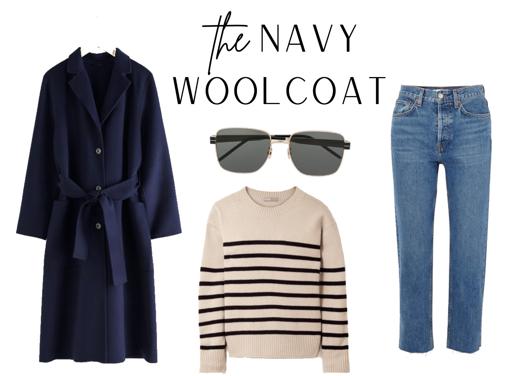 WAYS TO WEAR IT: THE NAVY WOOL COAT | chic Saturday