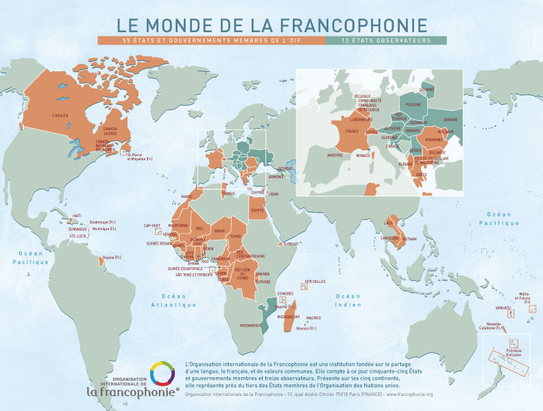 Un voyage par la francophonie: INTRODUCTION À LA FRANCOPHONIE