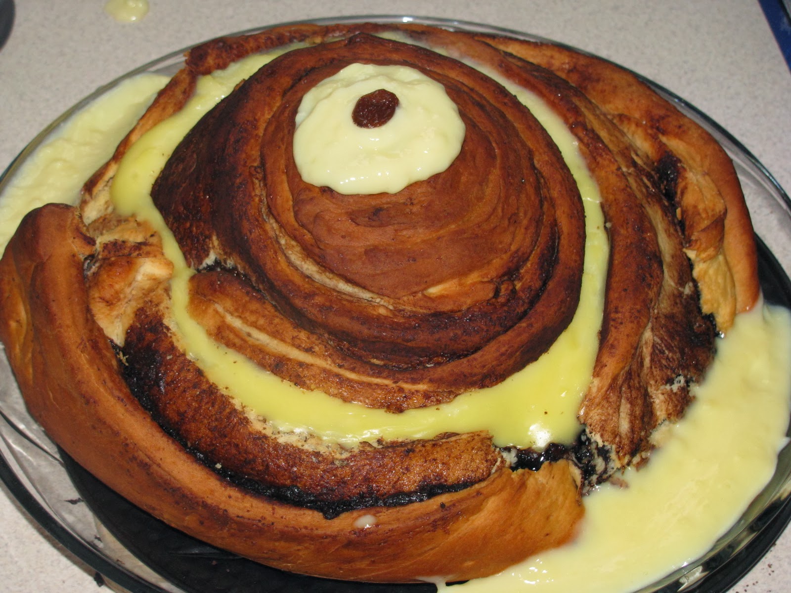 GoF3r1 a konyhában...: Vaníliás, kakaós csiga torta