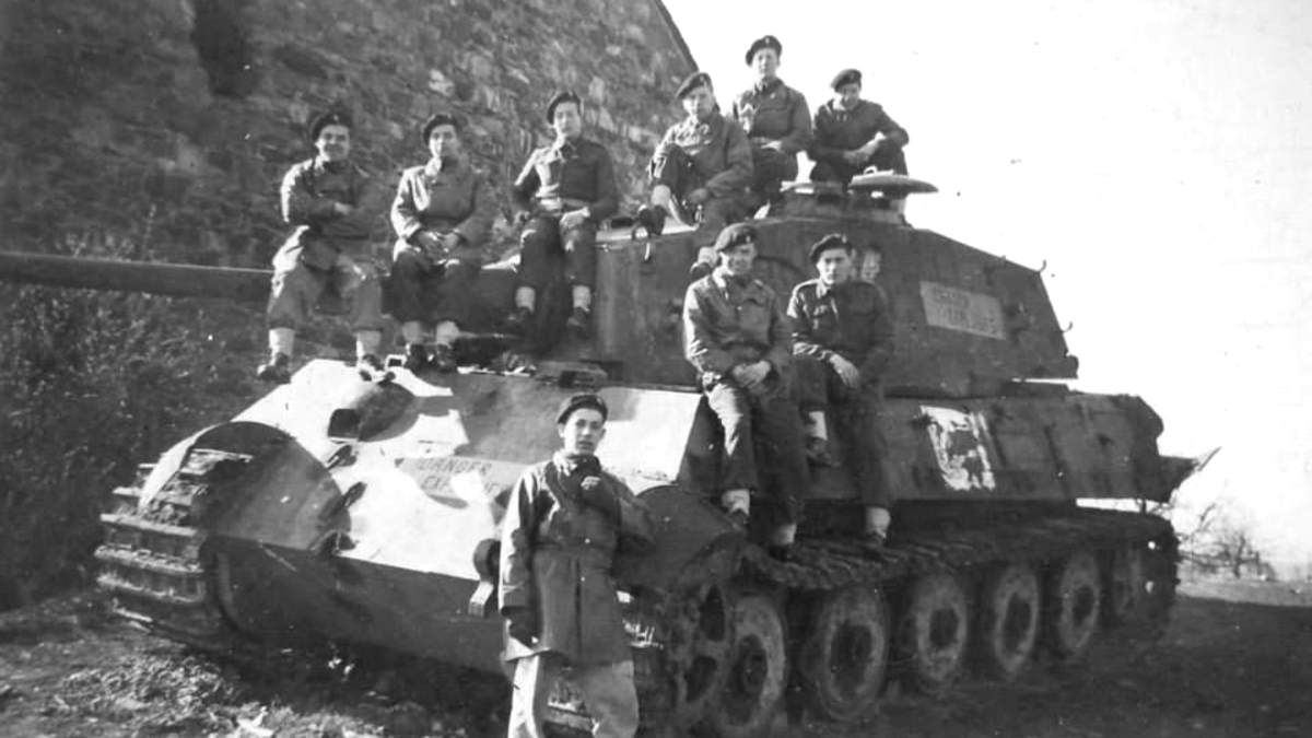 The Tiger II tank from La Gleize