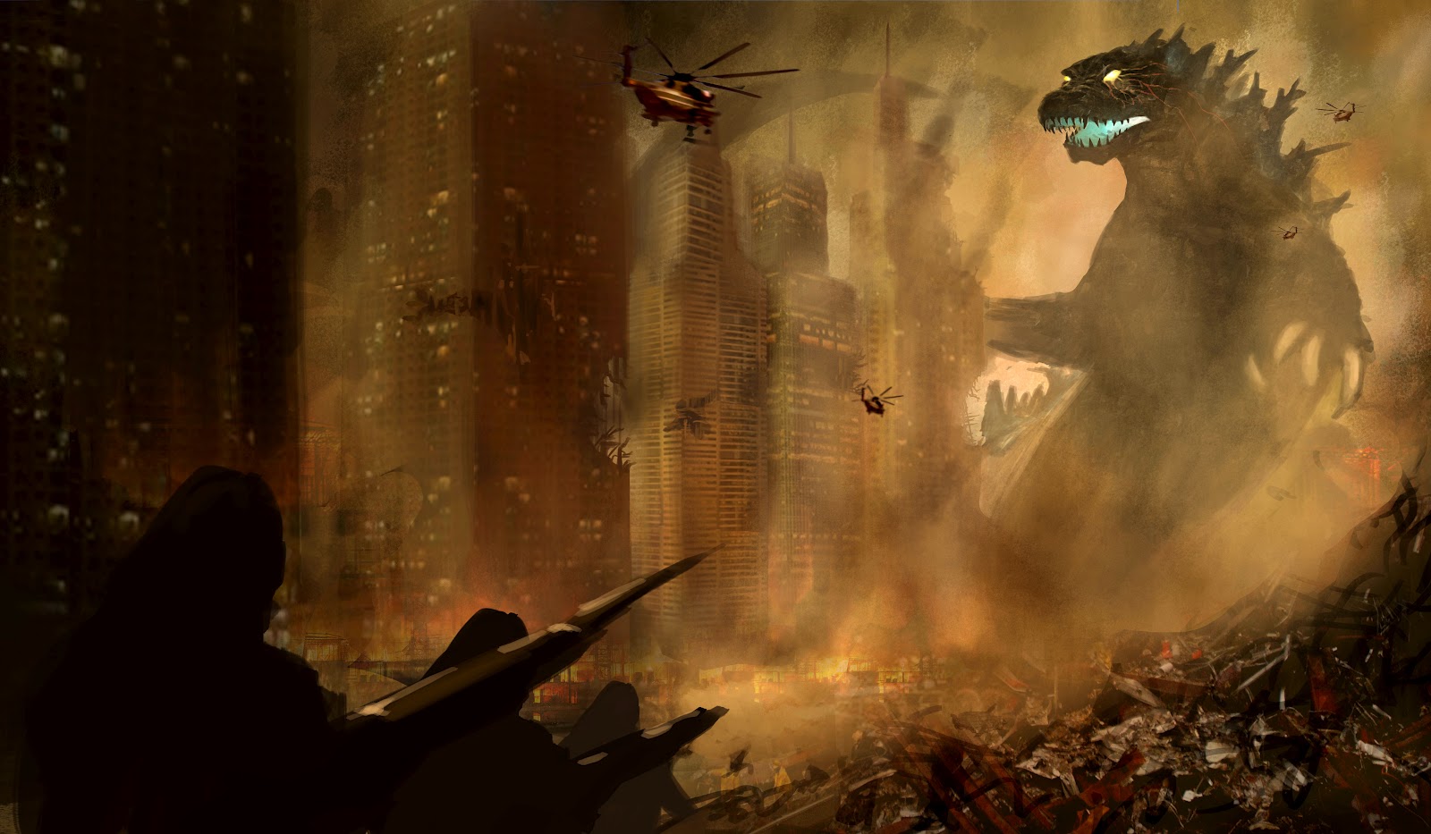 Tyler Chow: Legendary Pictures Godzilla Work-in-Progress