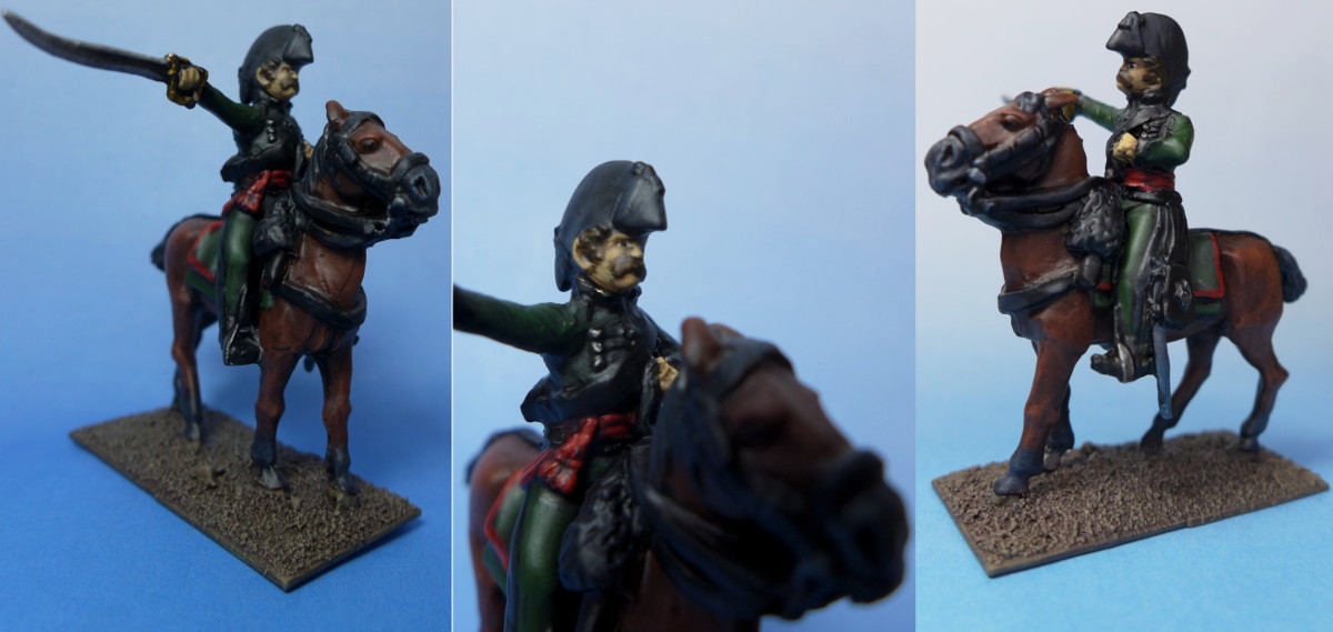 Monty's Caravan: Major Baring and three more 2nd KGL Riflemen