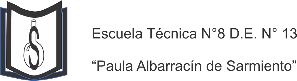 E.T N°8 D.E 13 - "Paula Albarracín de Sarmiento": logo