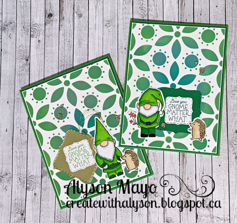 Create with Alyson: Layered Floral Background Dies - Part 2