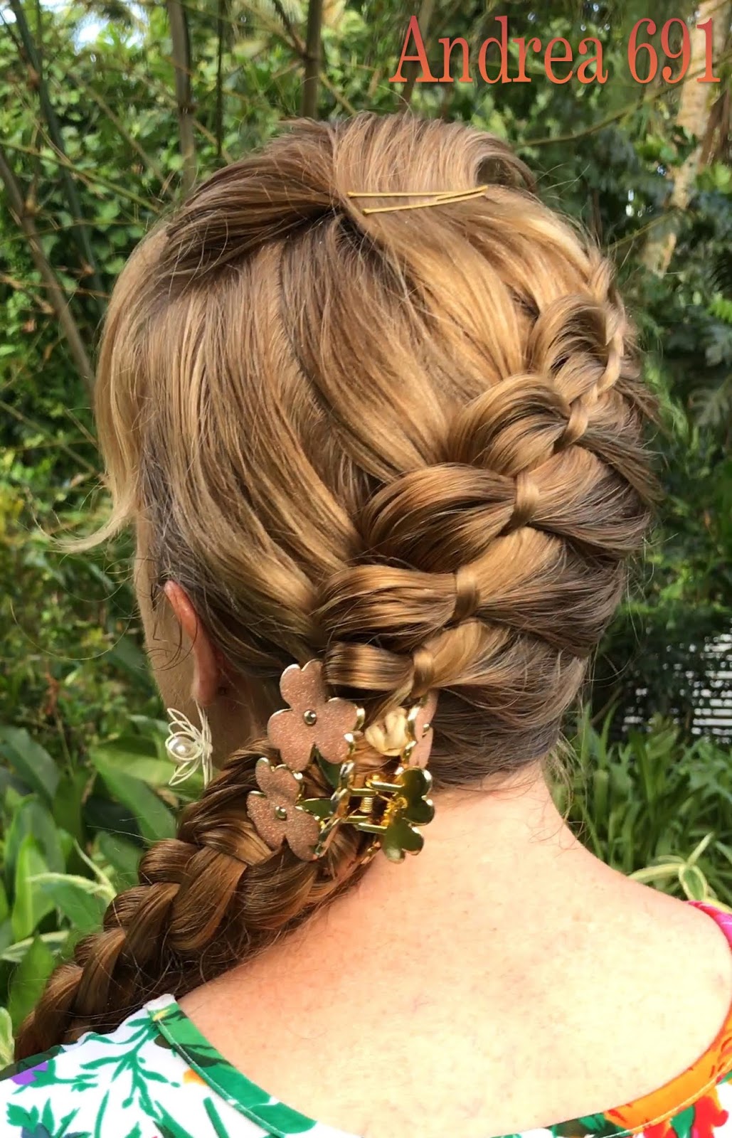 Braids And Hairstyles For Super Long Hair 4 Strand Side Braid