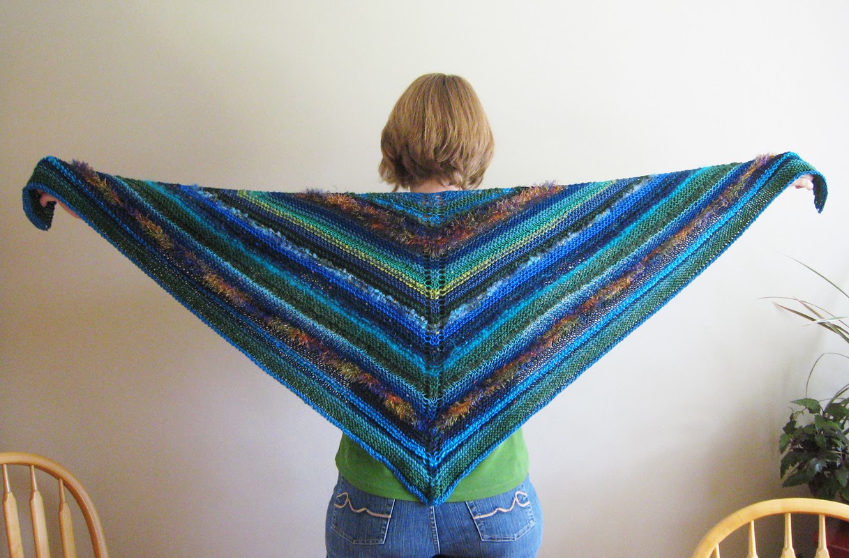 Shawl of Many Colours: Finish!