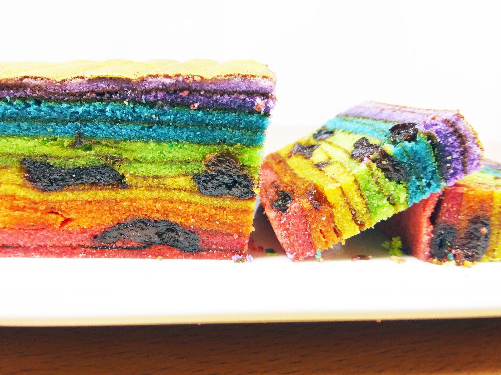 It's Mah Birthday! Rainbow Kek Lapis Prune – Recipe