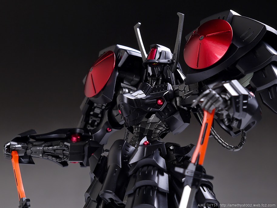 Painted Build: VOLKS 1/144 Batsh the Black Knight - Gundam Kits ...