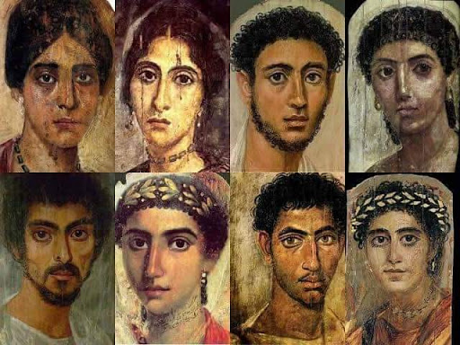 Pictures of the ancient Egyptian race - Tri tbs