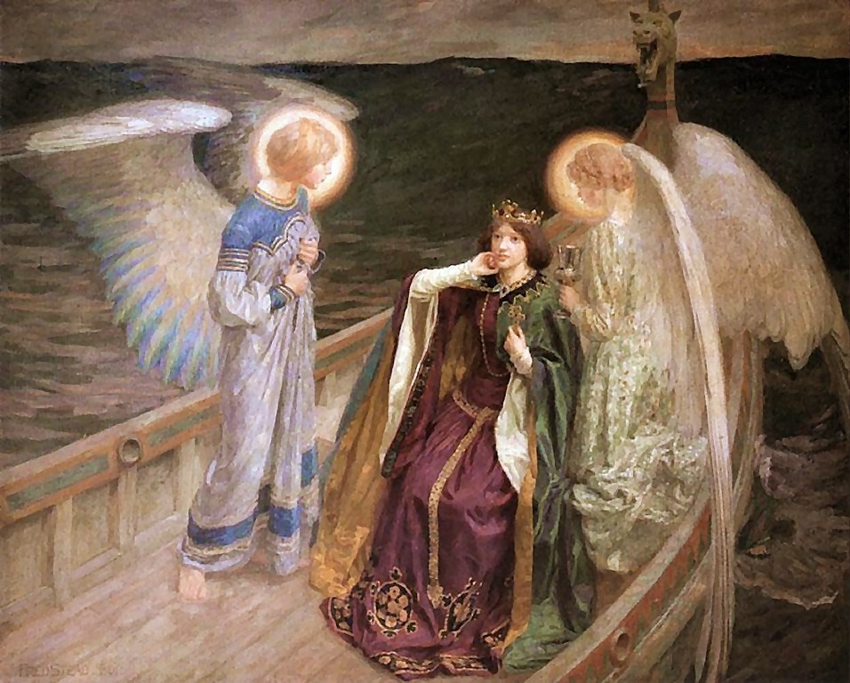 Frederick STEAD (1863-1940) | Catherine La Rose ~ The Poet of Painting