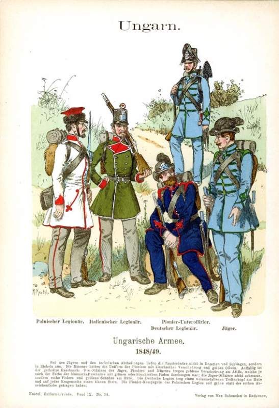 Ed M's Wargames Meanderings : POLISH LEGION OF THE HUNGARIAN REVOLT