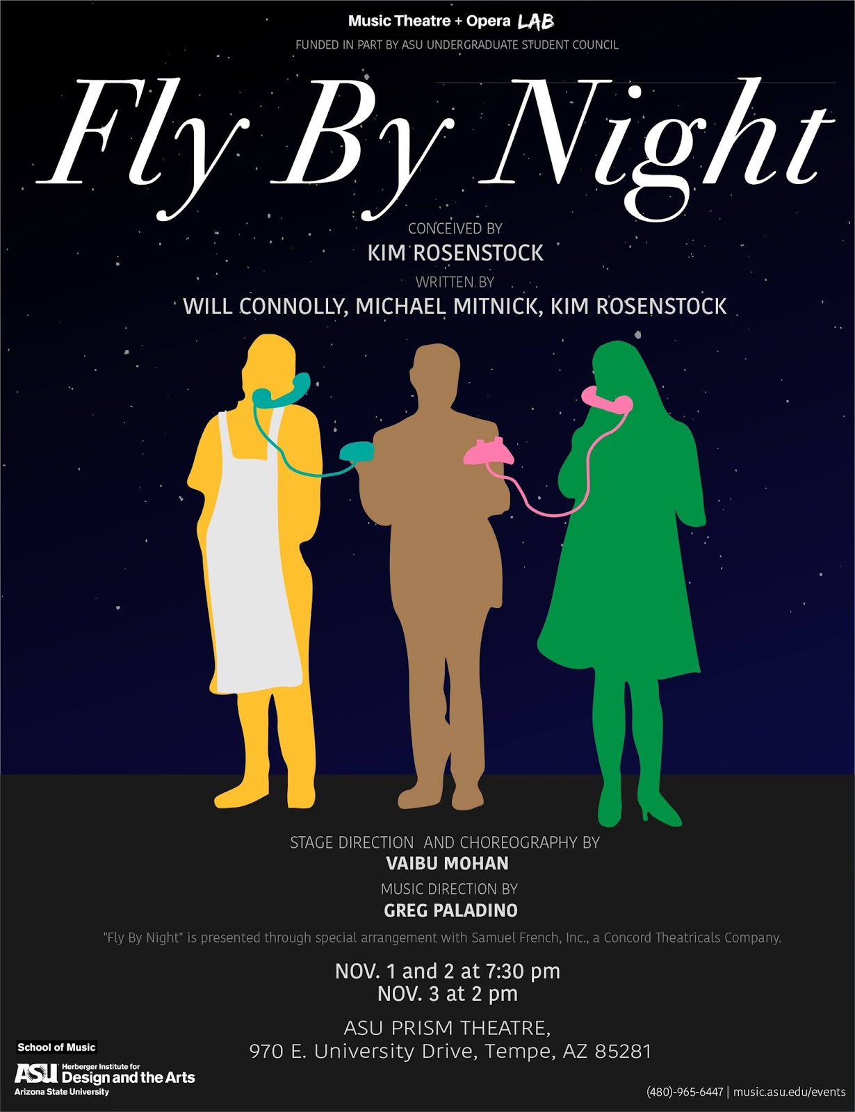 PHX Stages: FLY BY NIGHT - ASU Music Theatre and Opera - November 1-3, 2019