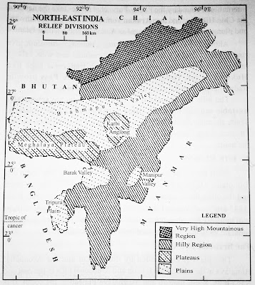 Physiography of Northeast India | Physiographic Divisions