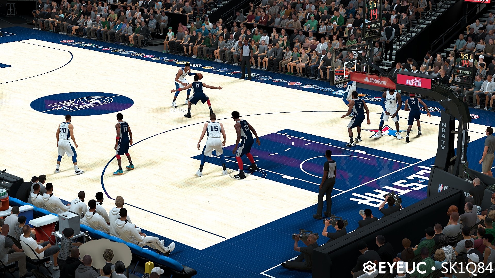 NBA 2K22 Tribute to Mamba ALL-Star Court by SK1Q84 , xzqiq6y