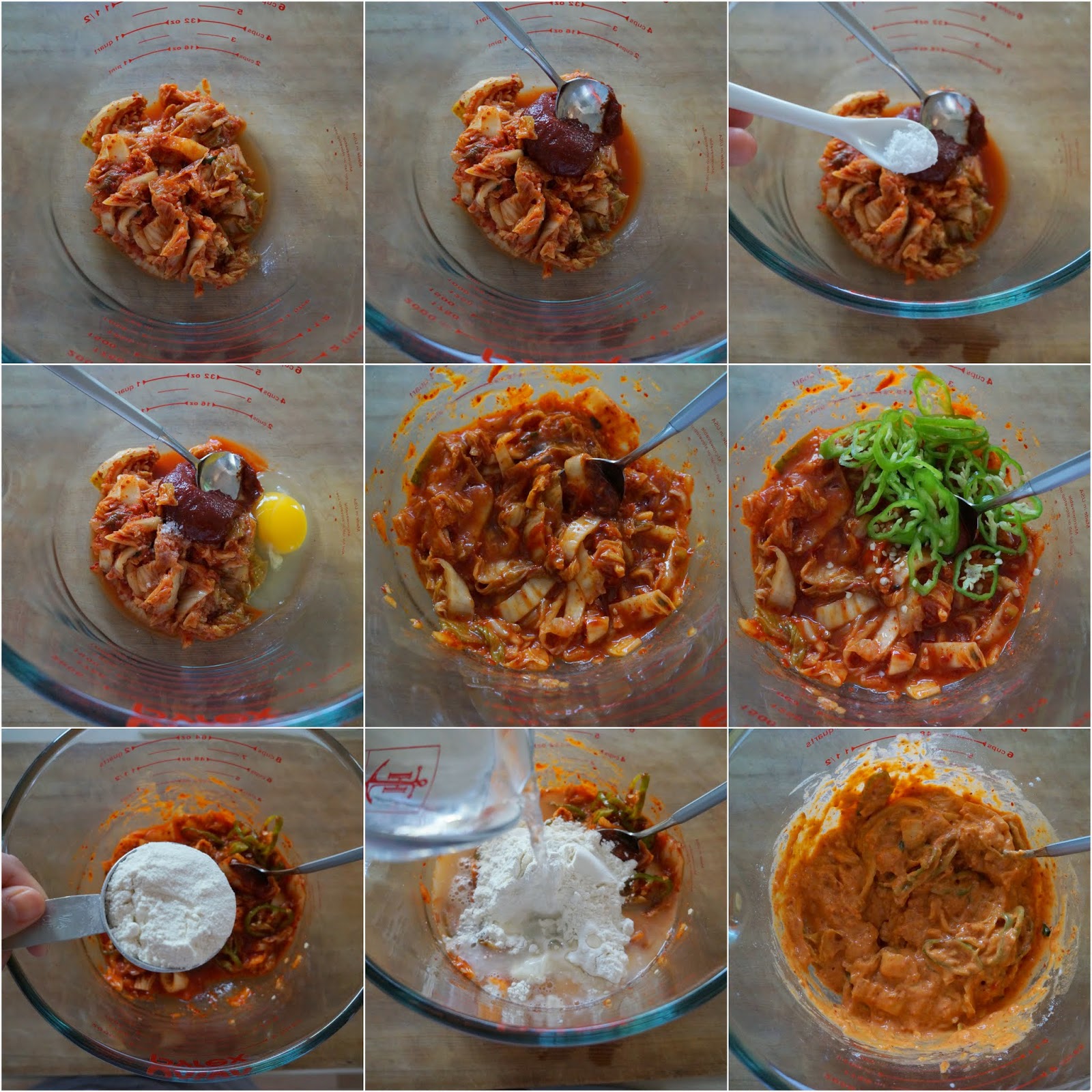 Korean-Style Kimchi Pancake | Kimchi Jun (김치전)