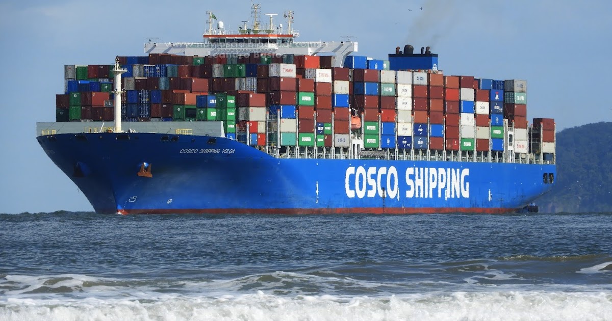 Navios de Santos & CIA: Navio COSCO SHIPPING VOLGA