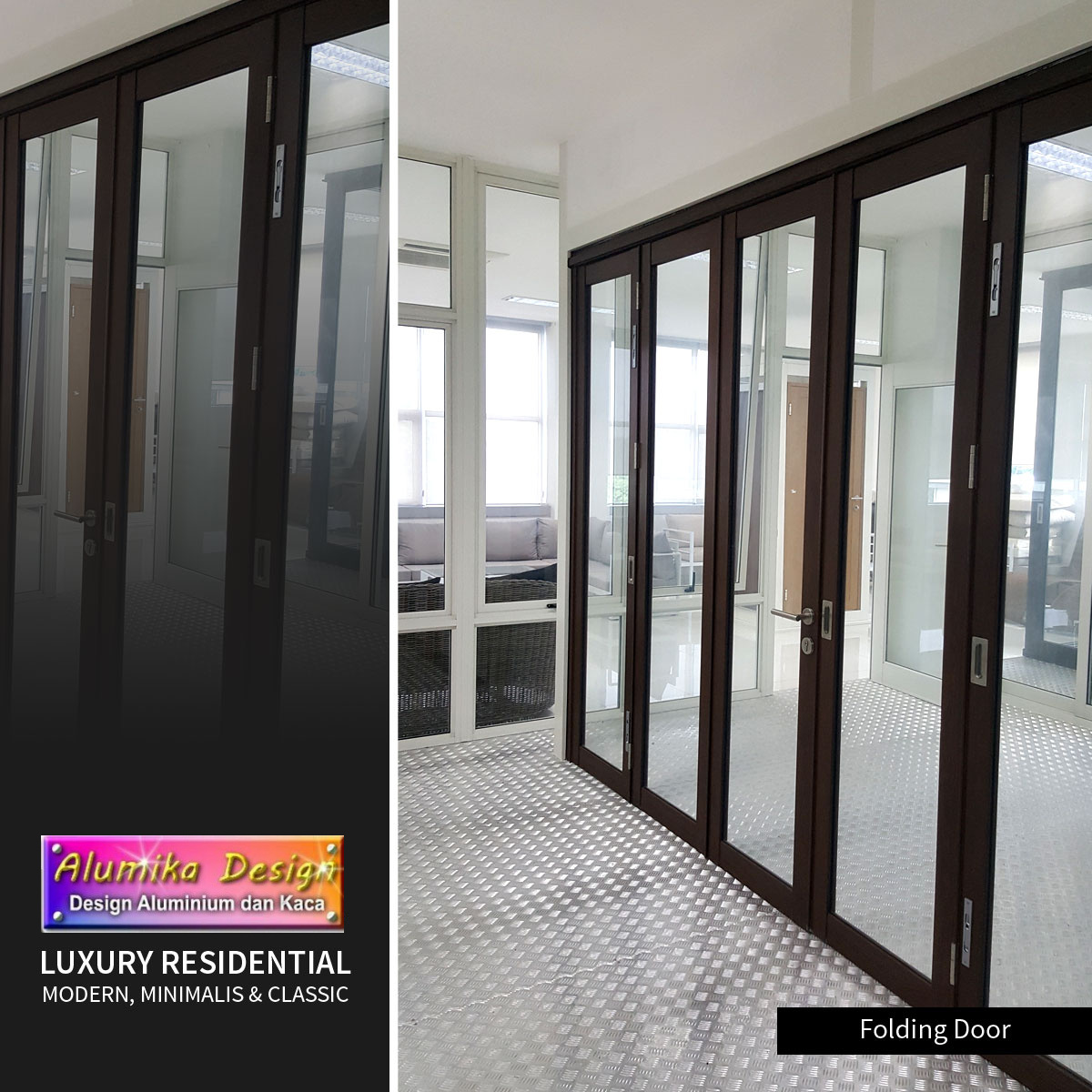 Pintu Lipat Aluminium