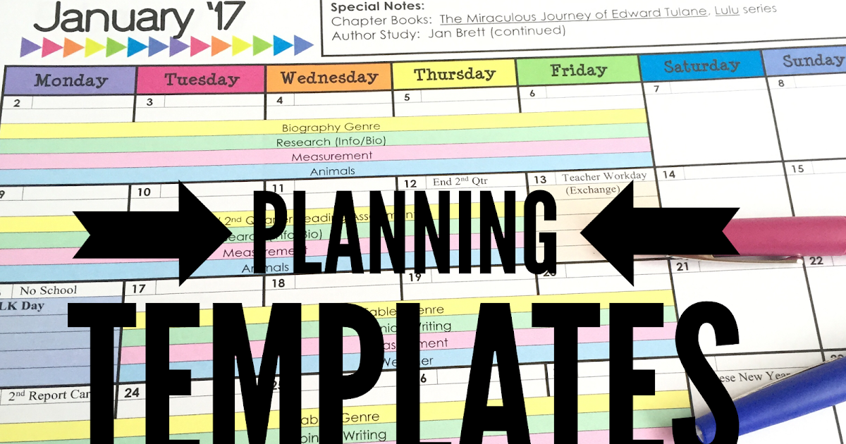 2016 Long Range Plans {Template} - *Teaching Maddeness*