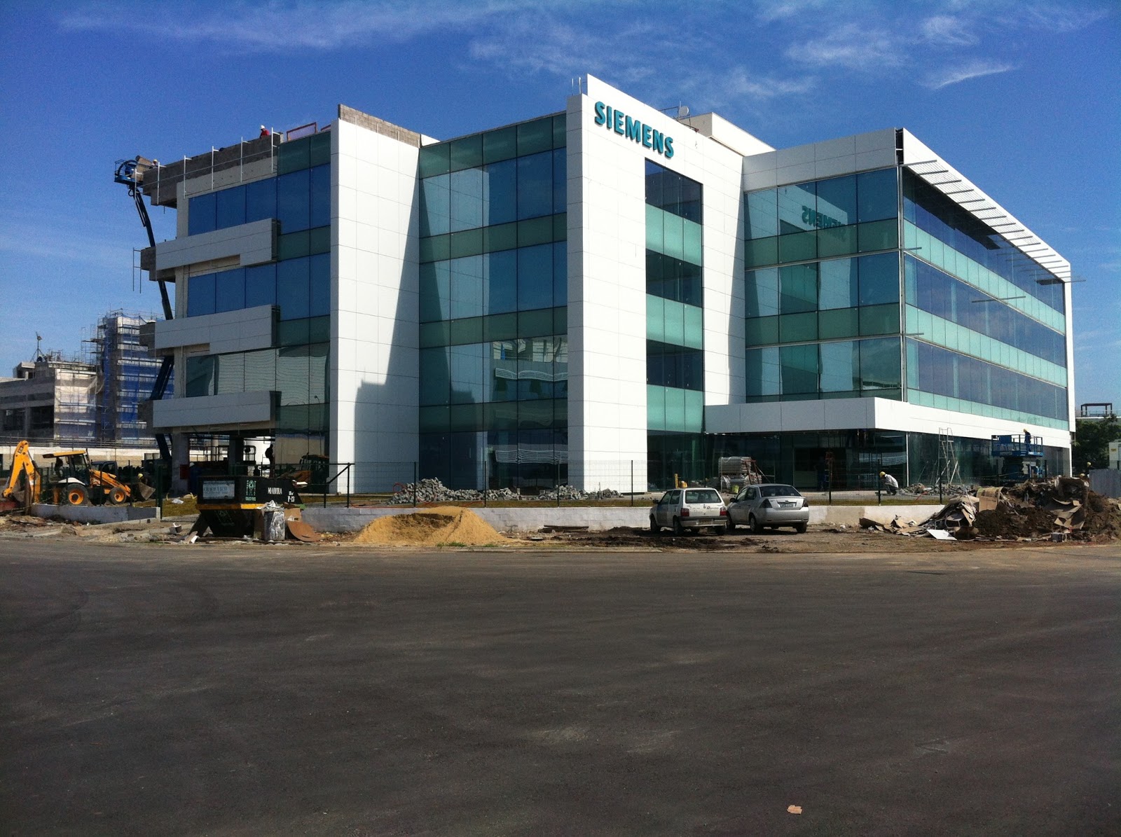 Fotos da obra do Centro de P&D Siemens Rio. | Eficiência Energética e ...