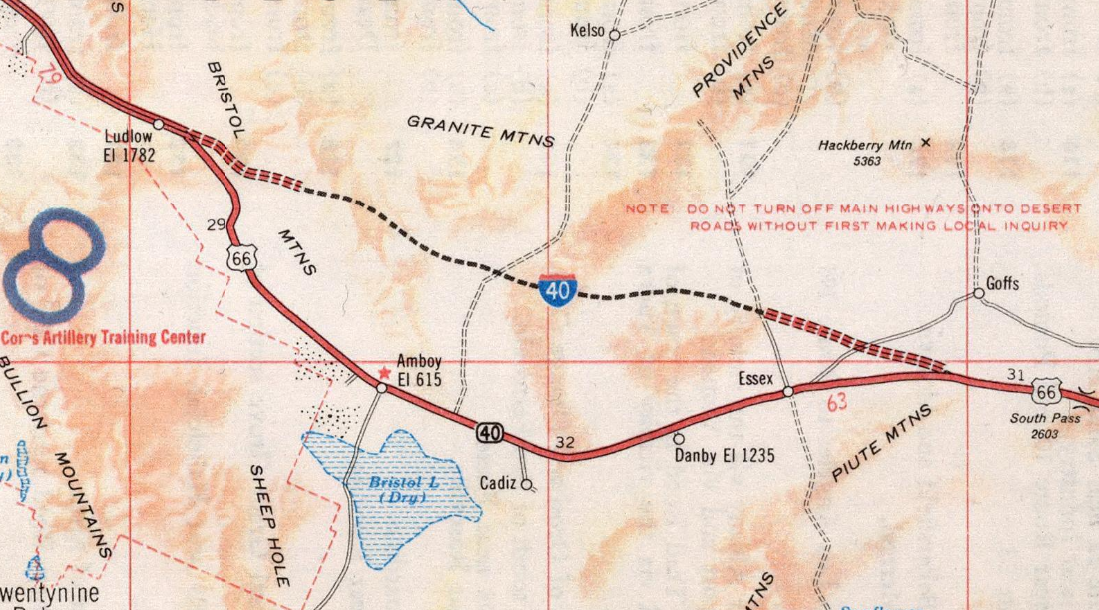 Interstate 40 and the H-Bomb