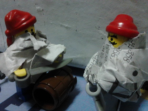 Capt Jang: [Cap.Jang Toystory] 1.LEGO Homeless (LEGOでホームレスをつくりました)