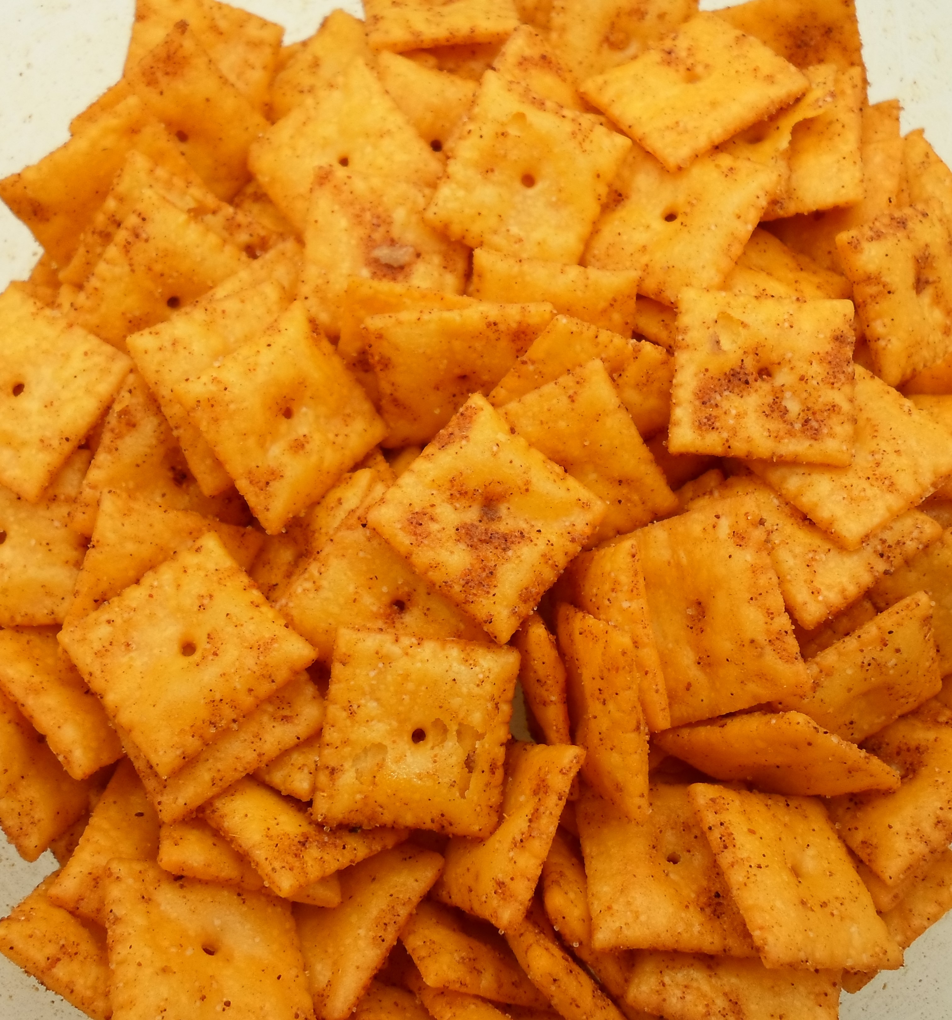 Happier Than A Pig In Mud: Taco Flavored Cheddar Crackers -No Bake