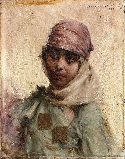 Georges GASTÉ (1869-1910) | Catherine La Rose ~ The Poet of Painting