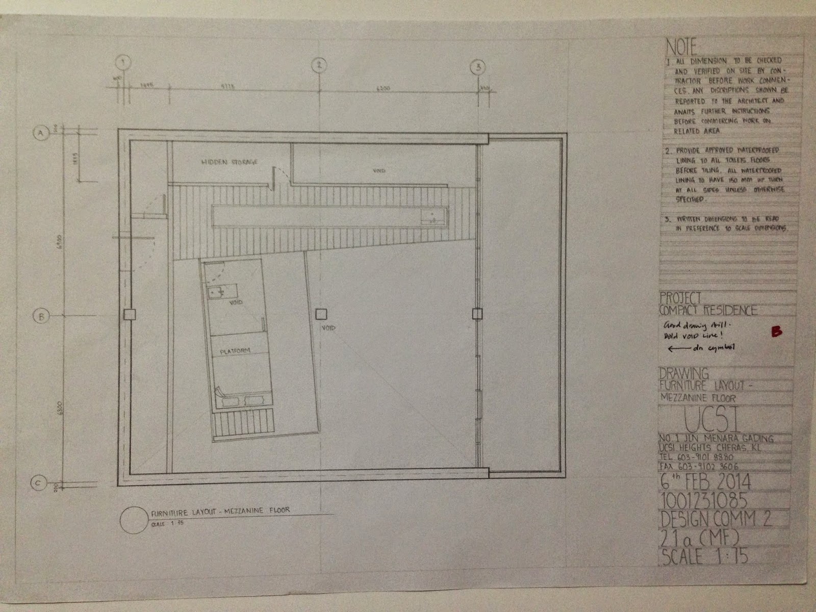 Life of a Design Student! :D: ORTHOGRAPHIC PROJECTION AND PARALINE ...