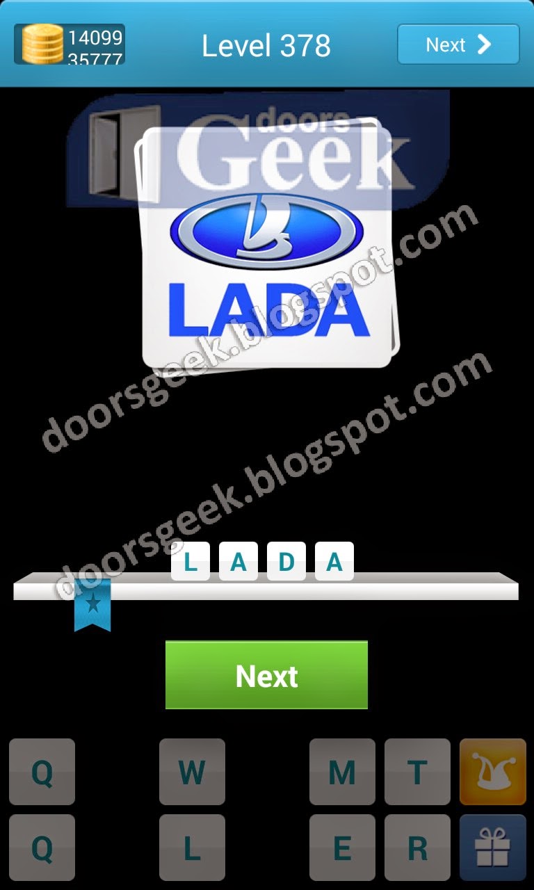 Logo Quiz Level 378 by Mangoo Games ~ Doors Geek