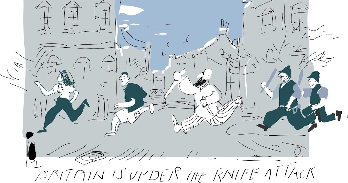 Gungor's Cartoons : The Knife Attack in UK