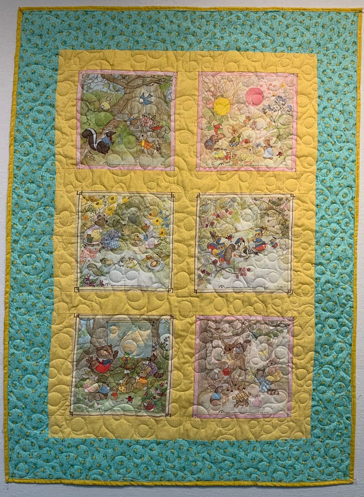 Quilts + Color: Beatrix Potter Baby Quilt