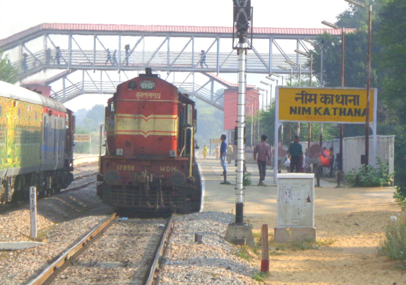 Chetak Express Neem Ka Thana Train Time Table